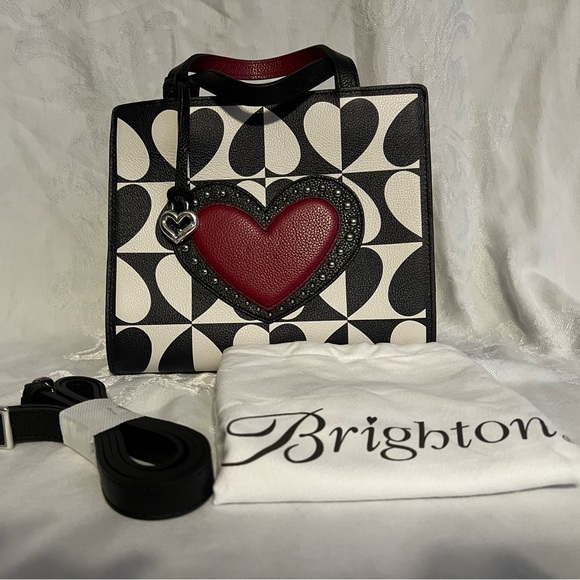 Brighton | Bags | Brighton The Fashionista Small Leather Tote In Black ...